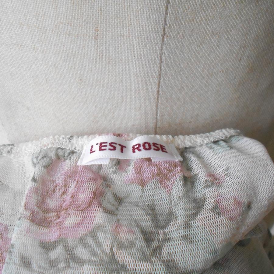 L'EST ROSE レストローズ LEST キャミソール 2 チュール ＆ レース レディース : リサイクルマーケットママポケット - 通販 - Yahoo!ショッピング