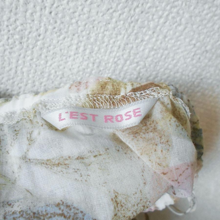 L'EST ROSE レストローズ LEST キャミソール ブラウス 2 レディース お花 プリント 夏 : リサイクルマーケットママポケット - 通販 - Yahoo!ショッピング