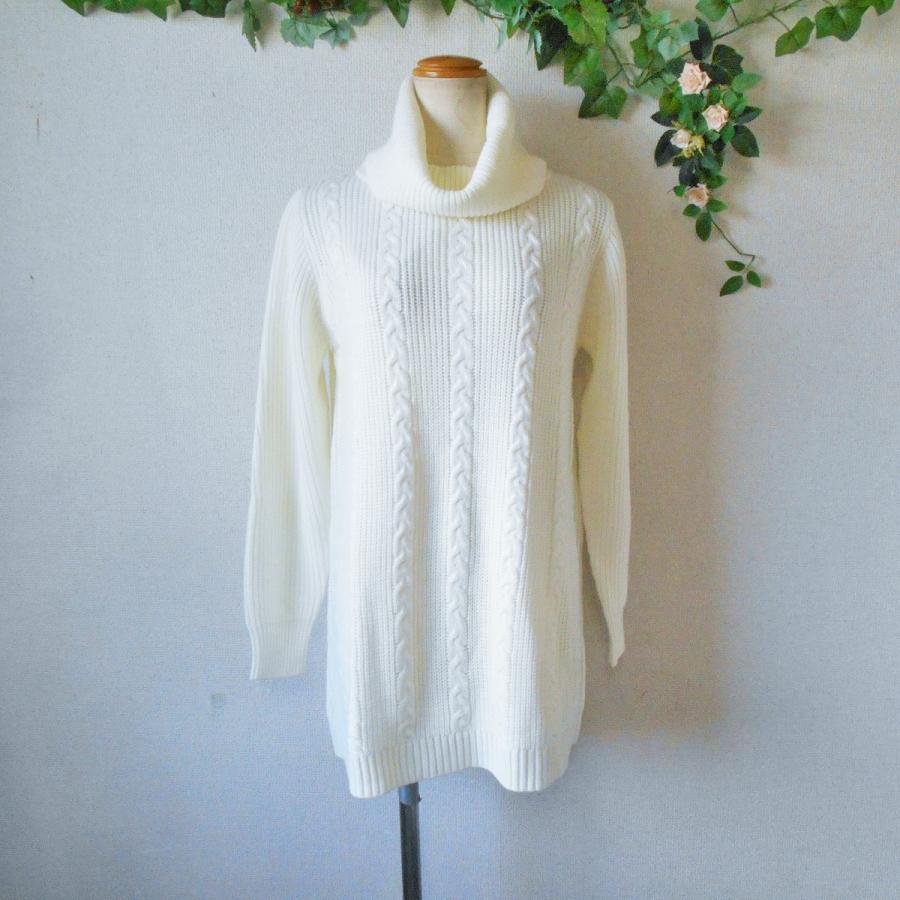 新品 タグ付き ヴァンヴィオレ ventviolet ロング ニット セーター チュニック 丈 未使用 M 洗濯可能 : リサイクルマーケットママポケット - 通販 - Yahoo!ショッピング