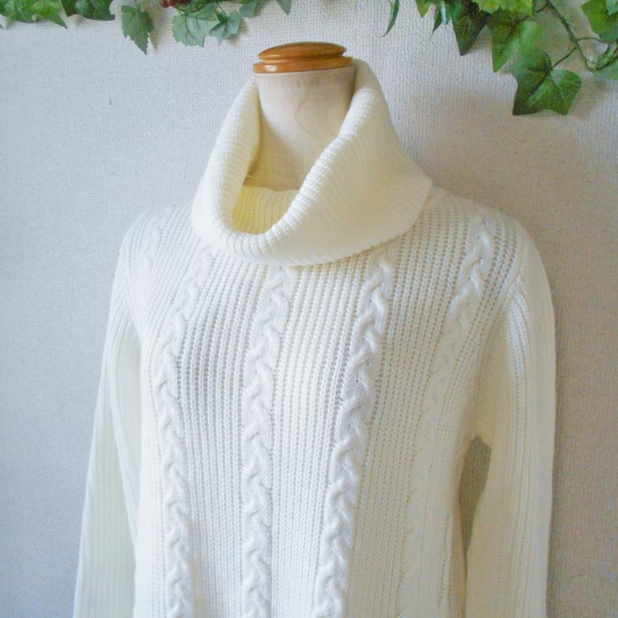 新品 タグ付き ヴァンヴィオレ ventviolet ロング ニット セーター チュニック 丈 未使用 M 洗濯可能 : リサイクルマーケットママポケット - 通販 - Yahoo!ショッピング