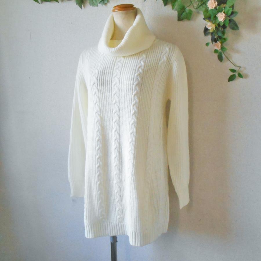 新品 タグ付き ヴァンヴィオレ ventviolet ロング ニット セーター チュニック 丈 未使用 M 洗濯可能 : リサイクルマーケットママポケット - 通販 - Yahoo!ショッピング