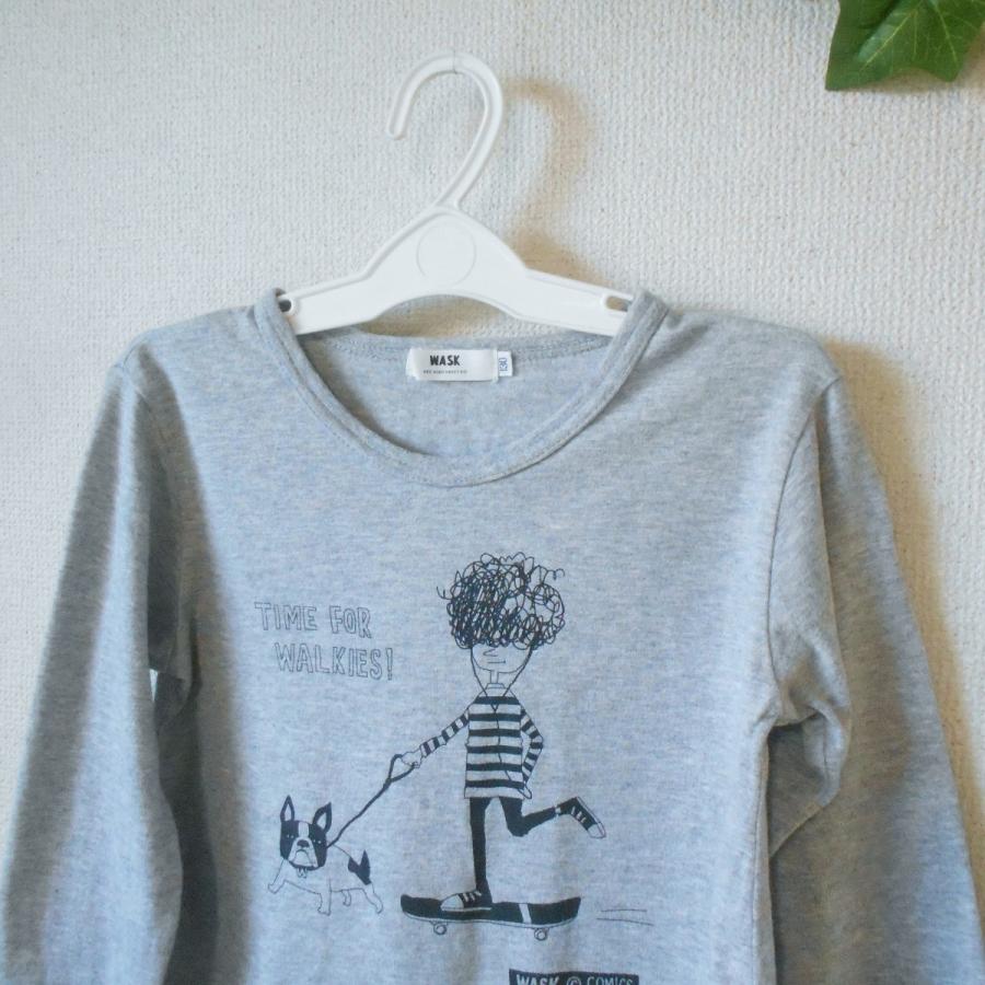 WASK ワスク 130cm 長袖 Tシャツ キッズ 子供服 男の子 : リサイクルマーケットママポケット - 通販 - Yahoo!ショッピング