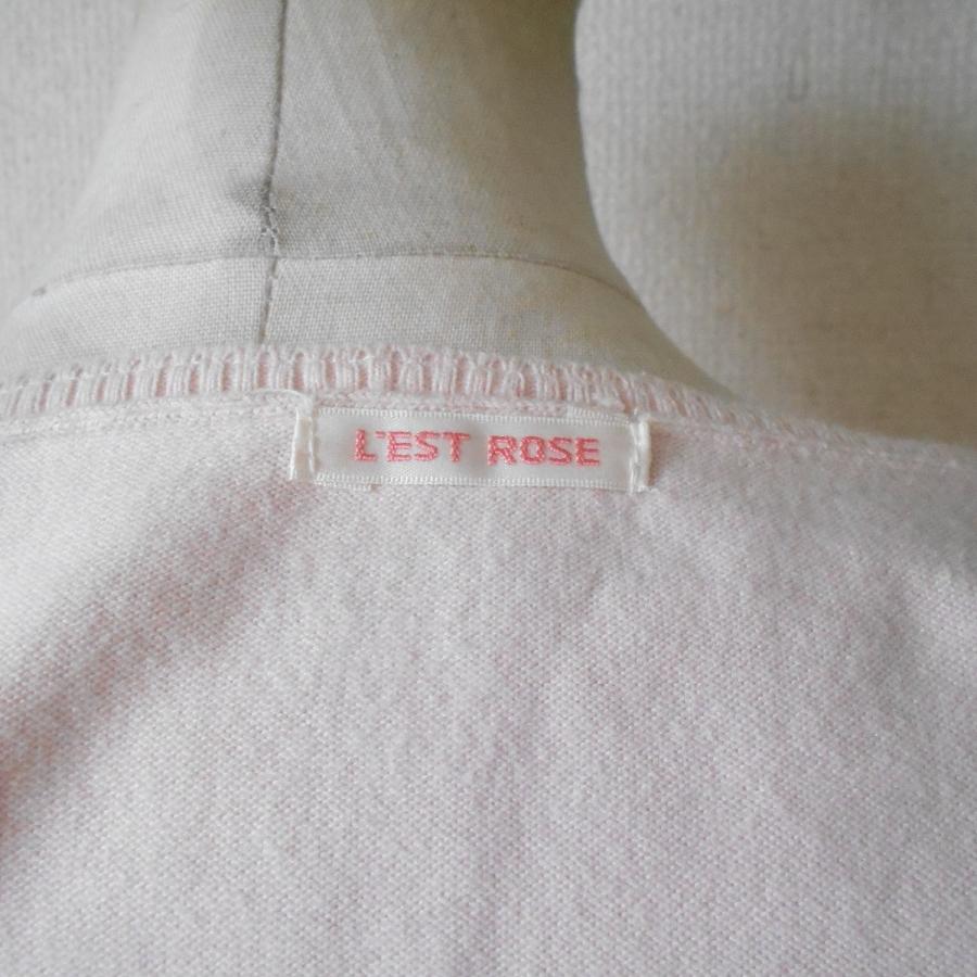 L'EST ROSE レストローズ LEST アンサンブル 2 半袖 セーター & 長袖 カーディガン セット レディース : リサイクルマーケットママポケット - 通販 - Yahoo!ショッピング