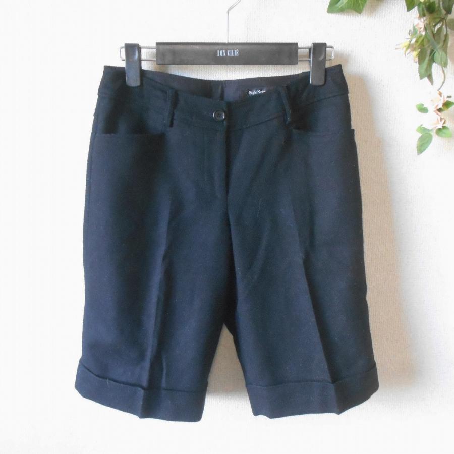 スタイルノート Style Note ハーフ パンツ 秋 冬 レディース 黒 千趣会 ベルメゾン : リサイクルマーケットママポケット ...
