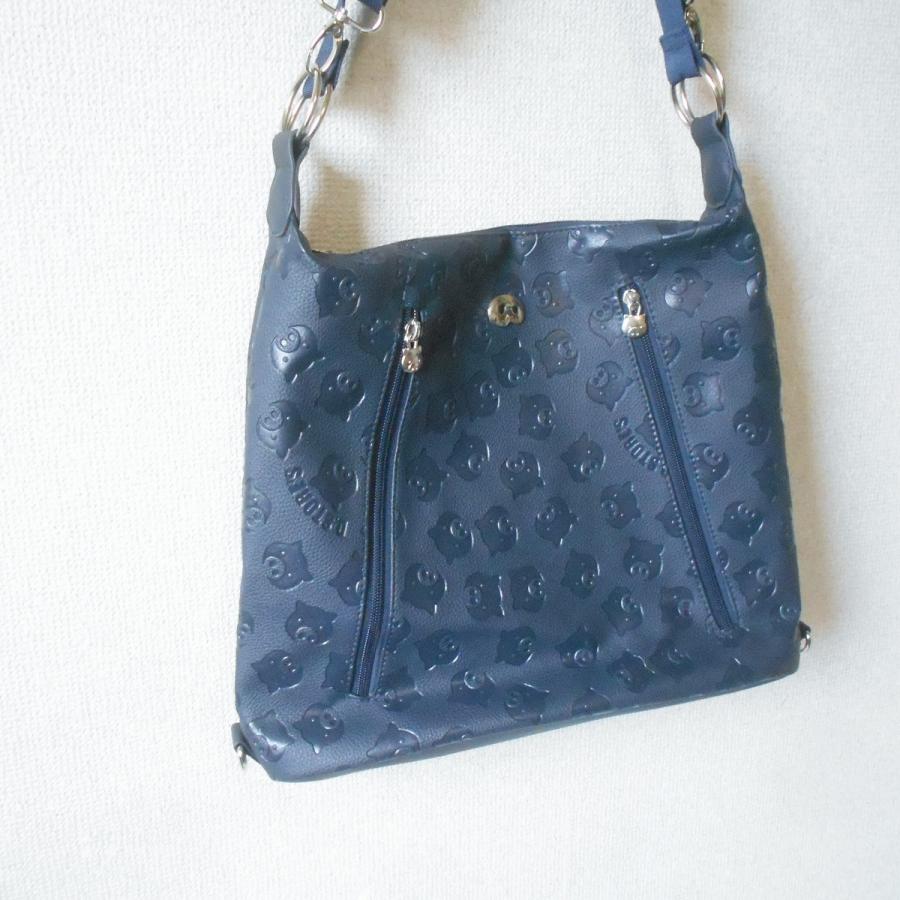 drug store's ドラッグストアーズ DRUG STORES バッグ リュック ショルダーバッグ レディース 紺 : リサイクルマーケットママポケット - 通販 - Yahoo!ショッピング