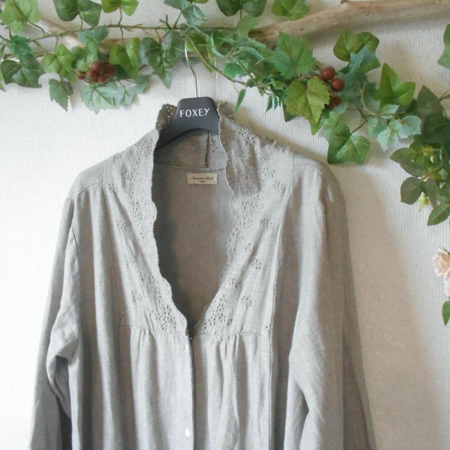 Samansa Mos2 SM2 サマンサモスモス ワンピース F 麻 ブレンド レディース カットワーク 刺繍 : リサイクルマーケットママポケット - 通販 - Yahoo!ショッピング