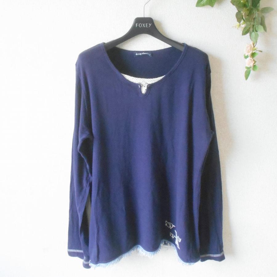 drug store's ドラッグストアーズ DRUG STORES カットソー 4 レディース 長袖 春 秋 : リサイクルマーケットママポケット - 通販 - Yahoo!ショッピング