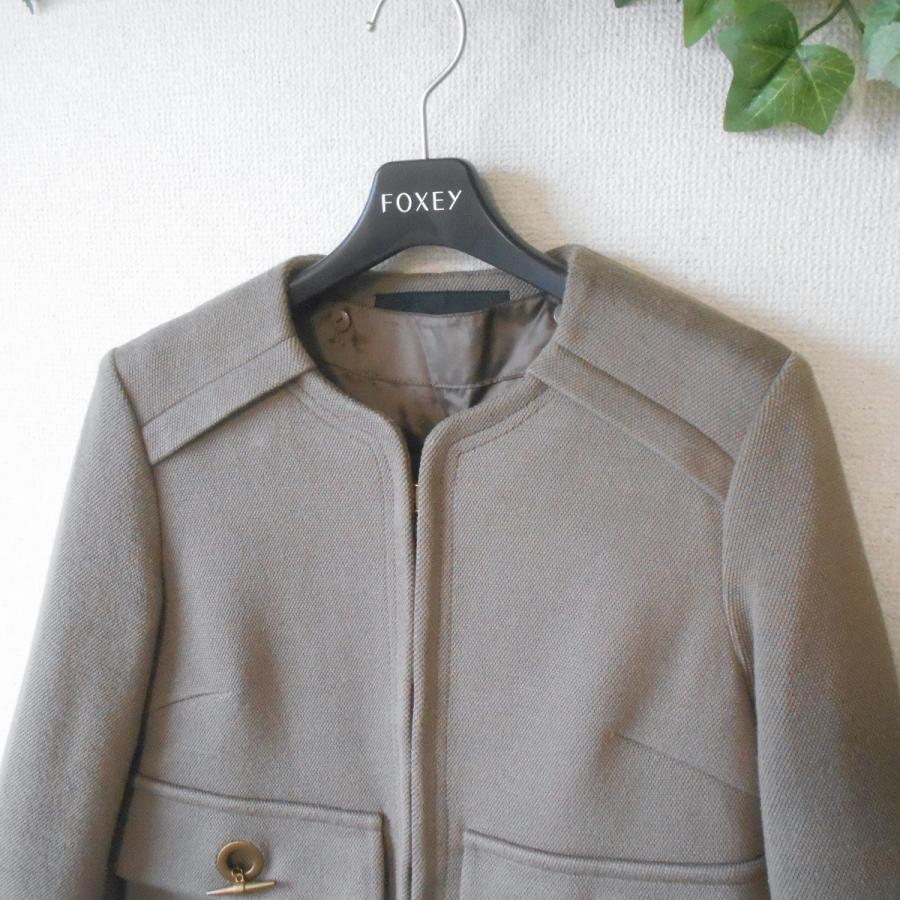 ヌメロヴェントゥーノ N°21 ウールノーカラーコート アウター 38