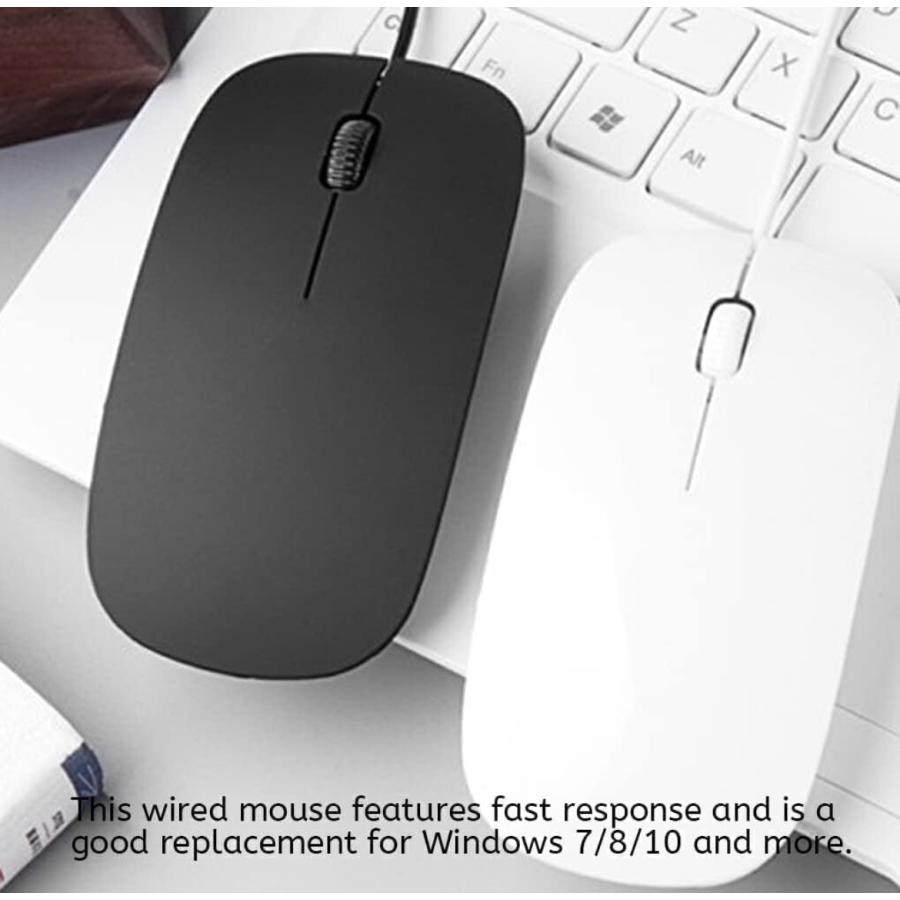 high quality mouse 有線USBマウス ビジネス・財務向け 即挿即用 人間工学デザイン 快適操作 有線で、Bluetooth ...