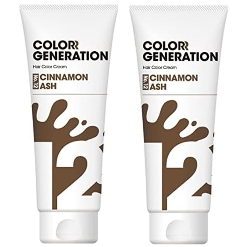 COLORR GENERATION カラージェネレーション CINNAMON ASH シナモンアッシュ カラー ヘアクリーム 150g×2個セット : ままぞんオンラインショップ - 通販 ...