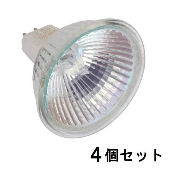 OSRAM(オスラム) デコスター JR型ハロゲン電球 MR16(Φ50) 12V20W GU5.3(GX5.3)口金 J2511【4個セット】 ※返品交換不可※ : 豆電球専門店abo ...