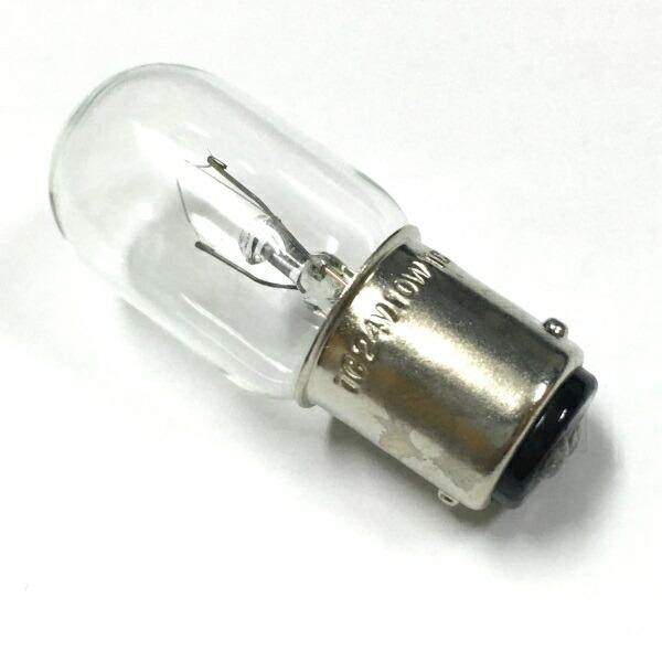 パイロットランプ T20 BA15D 24V 10W クリアー 1個単位販売ページ【返品交換不可】ナツメ球 パネル球 スワンベース 口金 小型 白熱灯 豆電球 確認表示灯 : 豆電球専門店 ...