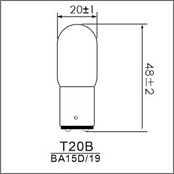 パイロットランプ T20 BA15D 24V 10W クリアー 10個セット【返品交換不可】ナツメ球 パネル球 スワンベース 口金 小型 白熱灯 豆電球 確認表示灯 : 豆電球専門店abo ...