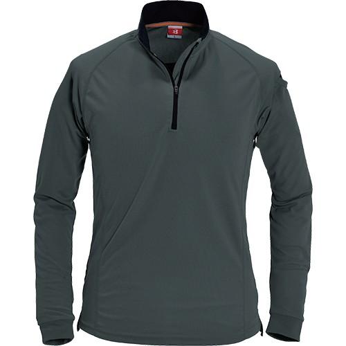 BURTLE バートル 長袖ジップシャツ 413 通年 秋冬 メンズ レディース 長袖Tシャツ 作業着 ストレッチ 吸汗 速乾 消臭 ドライメッシュ : 作業服 安全靴 安全帯のまもる君 ...