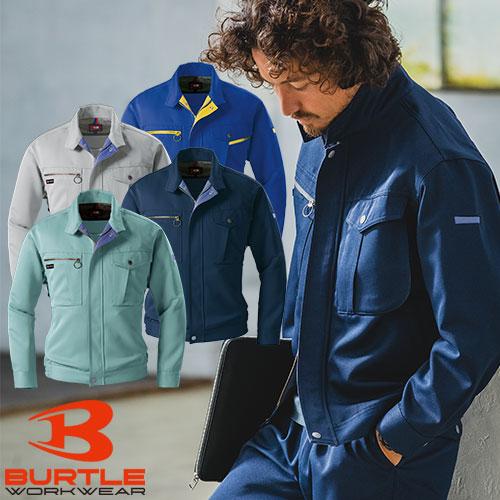 BURTLE バートル 作業服 ブルゾン 9001 作業着 通年 秋冬 上着 おしゃれ かっこいい 人気 企業 法人 ワーク 作業 工場 外作業 ユニフォーム 土木 工事 : 作業服 安全靴 ...