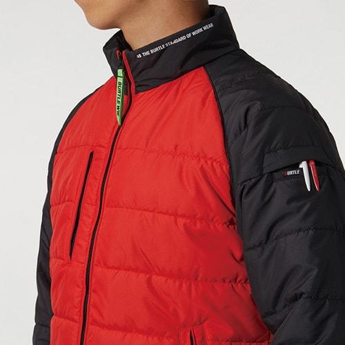 BURTLE バートル 7420 防寒ジャケット ダウン ドカジャン 防風 耐久 撥水 帯電防止 保温 SDGs 人気 安い 防寒着 防寒ジャンパー : 作業服 安全靴 安全帯のまもる君 ...