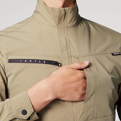 BURTLE（バートル） 作業服 ブルゾン ジャケット 9701 作業着 春夏エコロジカル SDGs対応 イージーケア ストレッチ 帯電防止 吸汗速乾 カッコいい : 作業服 安全靴 安全帯の ...
