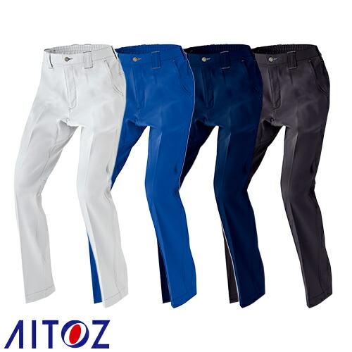 アイトス 作業服 パンツ スラックス AITOZ ワークパンツ（男女兼用） AZ-5120 作業着 通年 秋冬 動きやすい 防塵 ストレッチ : 作業服 安全靴 安全帯のまもる君 - 通販 ...