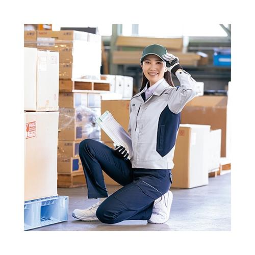 アイトス 作業服 長袖ブルゾン AZ-3501 作業着 ジャンパー ストレッチ 帯電防止 JIS規格対応 動きやすい エコ素材 エコマーク対応 大きいサイズ 3L 4L 5L 6L : 作業服 ...