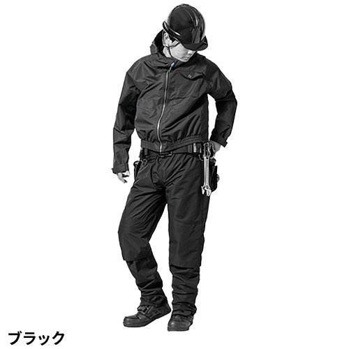 レインジャケット Makku マック エアレインプロ ショートブルゾン AS-934 レインウエア 合羽 カッパ 撥水 防水 反射材 扇風機 ...