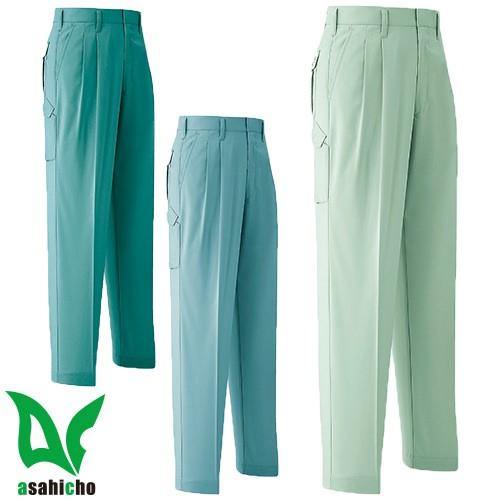 作業服 パンツ スラックス Asahicho 旭蝶繊維 パンツ(ツータック) E060 作業着 春夏 : 作業服 安全靴 安全帯のまもる君 - 通販 - Yahoo!ショッピング