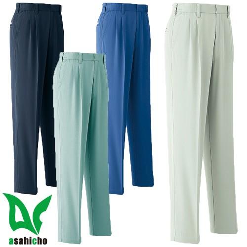 作業服 パンツ スラックス Asahicho 旭蝶繊維 アジャスター付き(ツータック) E6905 作業着 春夏 : 作業服 安全靴 安全帯のまもる君 - 通販 - Yahoo!ショッピング