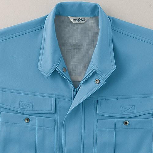 作業服 ブルゾン 作業着 ジャンパー 制電 帯電防止 JIS規格 エコマーク認定 動きやすい 通年 秋冬 ジャケット Asahicho 旭蝶繊維 E710 大きいサイズ : 作業服 安全靴 ...