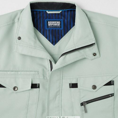 作業服 ブルゾン Asahicho 旭蝶繊維 半袖ブルゾン E7601 作業着 春夏 : 作業服 安全靴 安全帯のまもる君 - 通販 - Yahoo!ショッピング