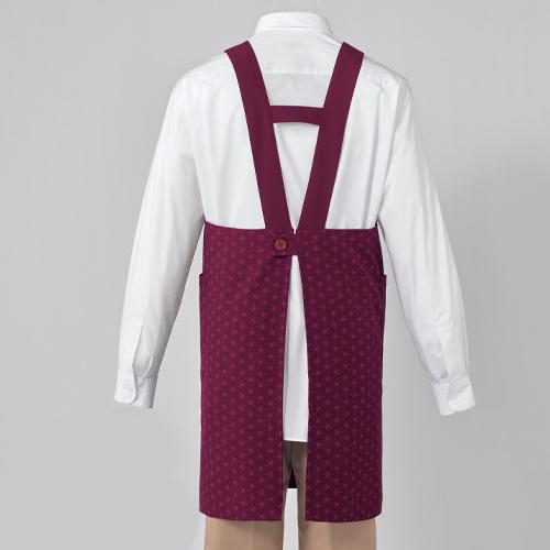 胸当てエプロン 和風 H型 チトセ アルベ arbe DN8916 飲食店 制服 ユニフォーム 居酒屋 和食店 蕎麦屋 そば屋 うどん屋 おしゃれ かわいい かっ : 作業服 安全靴 安全帯の ...