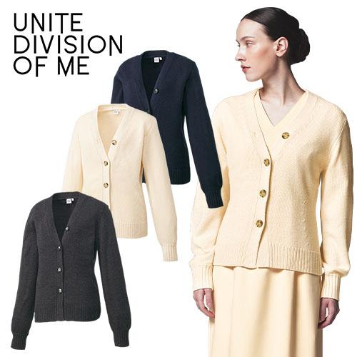 カーディガン 医療用 看護師 ナース ナース服 長袖 羽織り 女性 レディース unite ユナイト チトセ DOM-0043 Vネック 制服 おしゃれ かわいい 可愛い : w-524 ...