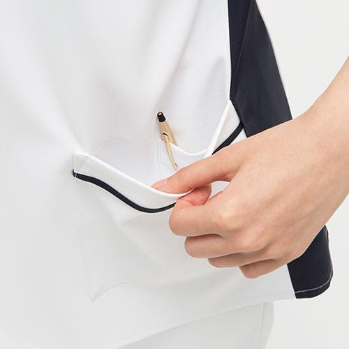 スクラブ 白衣 医療 半袖 FT-4492 ナガイレーベン Naway 男女兼用 医者 看護師 人気 ユニフォーム ストレッチ 伸びる 病院 かわいい かっこいい : 作業服 安全靴 安全帯の ...