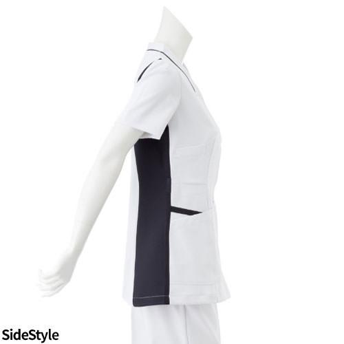 女子スクラブ 白衣 医療 半袖 FT-4442 ナガイレーベン Naway レディース 医師 看護師 ナース 速乾 病院 介護 かわいい 可愛い ネーム刺繍 : 作業服 安全靴 安全帯のまもる ...