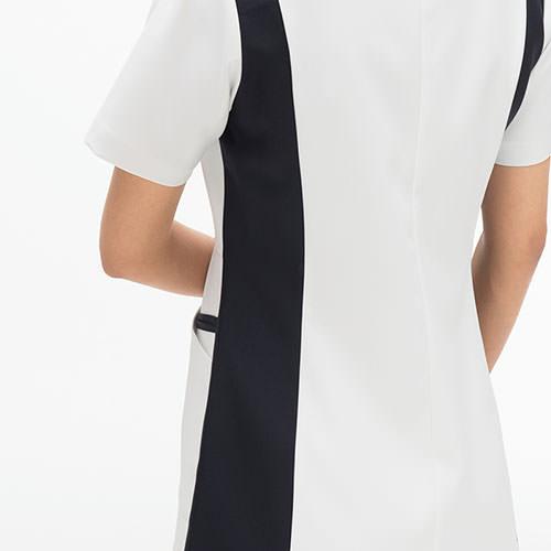 女子スクラブ 白衣 医療 半袖 FT-4442 ナガイレーベン Naway レディース 医師 看護師 ナース 速乾 病院 介護 かわいい 可愛い ネーム刺繍 : 作業服 安全靴 安全帯のまもる ...