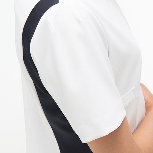 女子スクラブ 白衣 医療 半袖 FT-4442 ナガイレーベン Naway レディース 医師 看護師 ナース 速乾 病院 介護 かわいい 可愛い ネーム刺繍 : 作業服 安全靴 安全帯のまもる ...