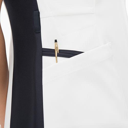 女子スクラブ 白衣 医療 半袖 FT-4442 ナガイレーベン Naway レディース 医師 看護師 ナース 速乾 病院 介護 かわいい 可愛い ネーム刺繍 : 作業服 安全靴 安全帯のまもる ...