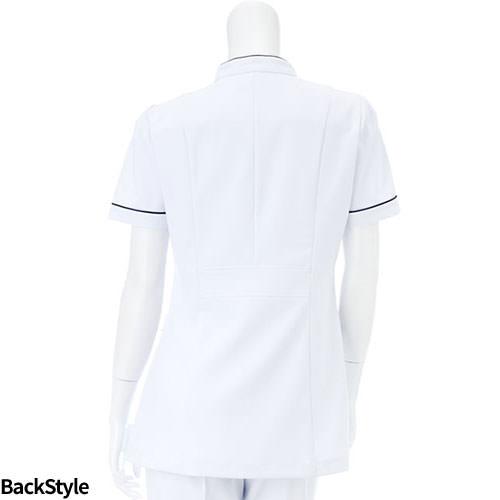 ジャケット 白衣 ケーシー チュニック 医療 ナガイレーベン Naway レディース 半袖 FT-4482 医師 医者 看護師 ナース 上衣 診察衣 : 作業服 安全靴 安全帯のまもる君 ...