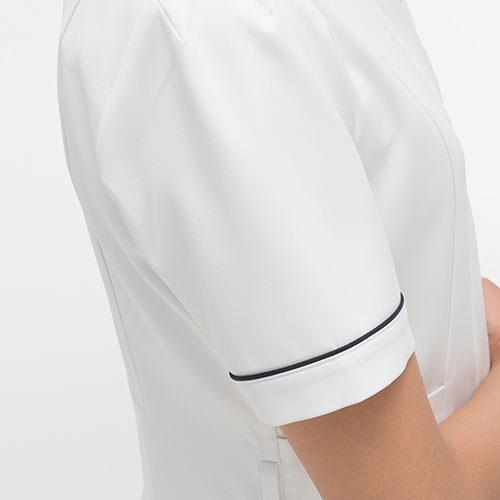ジャケット 白衣 ケーシー チュニック 医療 ナガイレーベン Naway レディース 半袖 FT-4482 医師 医者 看護師 ナース 上衣 診察衣 : 作業服 安全靴 安全帯のまもる君 ...