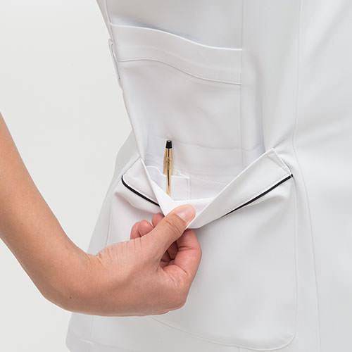 ジャケット 白衣 ケーシー チュニック 医療 ナガイレーベン Naway レディース 半袖 FT-4482 医師 医者 看護師 ナース 上衣 診察衣 : 作業服 安全靴 安全帯のまもる君 ...