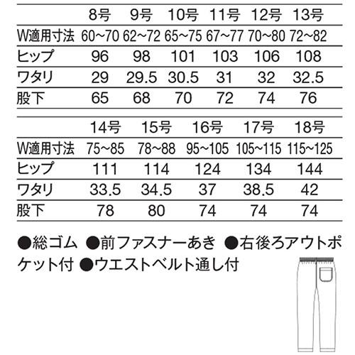 メンズトレパン パンツ 800-40 KAZEN カゼン 白衣ズボン ナースウェア 男性用 ストレート ウエストゴム ポケット 医療 看護師 かっこいい :w-539-0165:作業服 安全靴 ...
