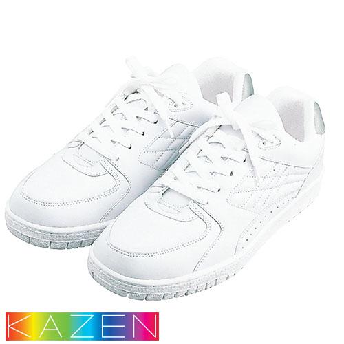 スニーカー ヒモタイプ KAZEN カゼン MX121 ナースシューズ 靴 疲れにくい 軽い 医療 介護 看護師 ナース 介護士 病院 快適 かわいい かっこいい : 作業服 安全靴 安全帯の ...