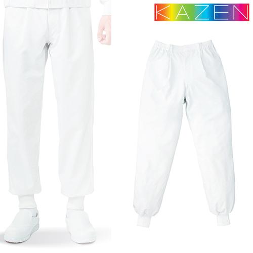 パンツ メンズスラックス ズボン 制服 ユニフォーム KAZEN カゼン 437-20 飲食店 男性用 厨房 おしゃれ かっこいい 総ゴム 制菌 : 作業服 安全靴 安全帯のまもる君 - 通販 ...