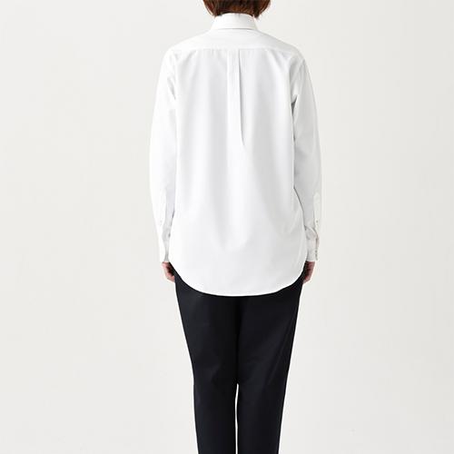 セブンユニフォーム 業務用 シャツ ブラウス ボタンダウンシャツ 長袖 CH1583 男女兼用 ユニセックス 防透 透けにくい UVカット おしゃれ 飲食店 制服 ユニフォ :w-541 ...