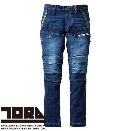 作業服 デニム 寅壱 TORA デニムカーゴパンツ 8830-219 作業着 通年 秋冬 カッコいい おしゃれ 人気 ストレッチ 体感温度調整 ECO カジュアル タウンユース : 作業服 ...