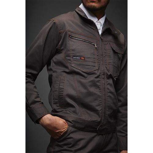 作業服 上下セット 秋冬 作業着 アタックベース ATACK BASE 5534 5571 ジャケット 長袖 カーゴパンツ ズボン ...