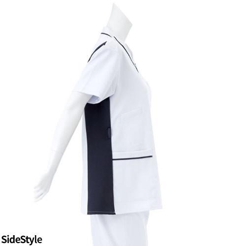 スクラブ 白衣 医療 半袖 FT-4492 ナガイレーベン Naway 男女兼用 医者 看護師 人気 ユニフォーム ストレッチ 伸びる 病院 かわいい かっこいい : スクラブ 白衣 ドクター ...