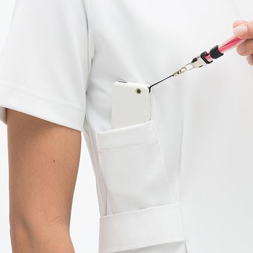 ジャケット 白衣 ケーシー チュニック HO-1932 医療 ナガイレーベン Naway 女性用 医師 看護師 ナース 薬剤師 病院 おしゃれ かわいい 可愛い : スクラブ 白衣 ドクター ...