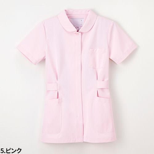 ジャケット 白衣 ケーシー チュニック HO-1912 医療 ナガイレーベン Naway レディース 半袖 医師 医者 看護師 ナース 病院 おしゃれ かわいい : w-531-0155 ...