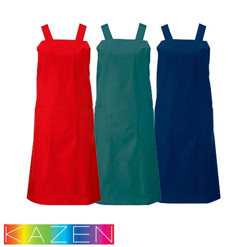 エプロン 介護 介護士 KAZEN カゼン 撥水エプロン 501-91 501-92 501-93 介護用 看護 制服 ユニフォーム 看護師 ナース シンプル 汚れ防止 : スクラブ 白衣 ...