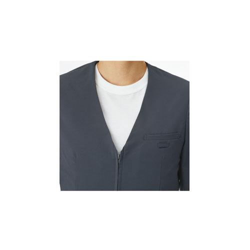 アウター 介護服 上着 KAZEN カゼン ジャケット(男女兼用) KZN258-14、KZN258-16、KZN258-18 ジャンパー 訪問介護 ヘルパー 訪問着 ストレッチ 工業洗濯対応 ...