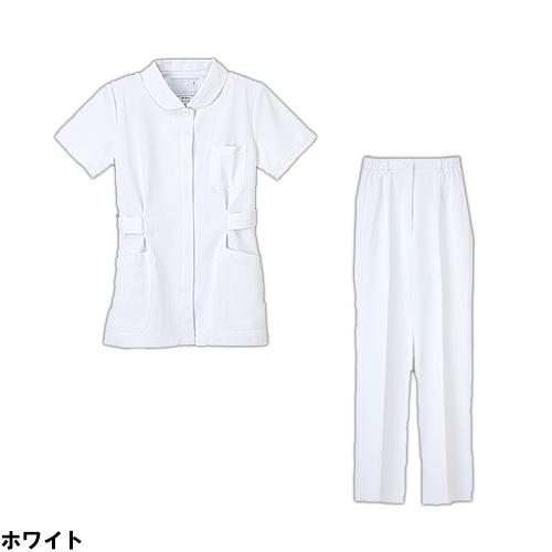 チュニック 白衣 上下セット パンツ ナガイレーベン レディース 医療 HO-1912 HO-1913 半袖 医師 看護師 作業療法 病院 かわいい 可愛い スリム : スクラブ 白衣 ...
